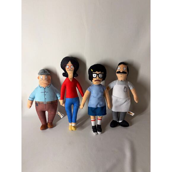 bobs burgers | Toys | Bobs Burgers 1 Plush Lot Of 4 Tina Bob Linda And ...